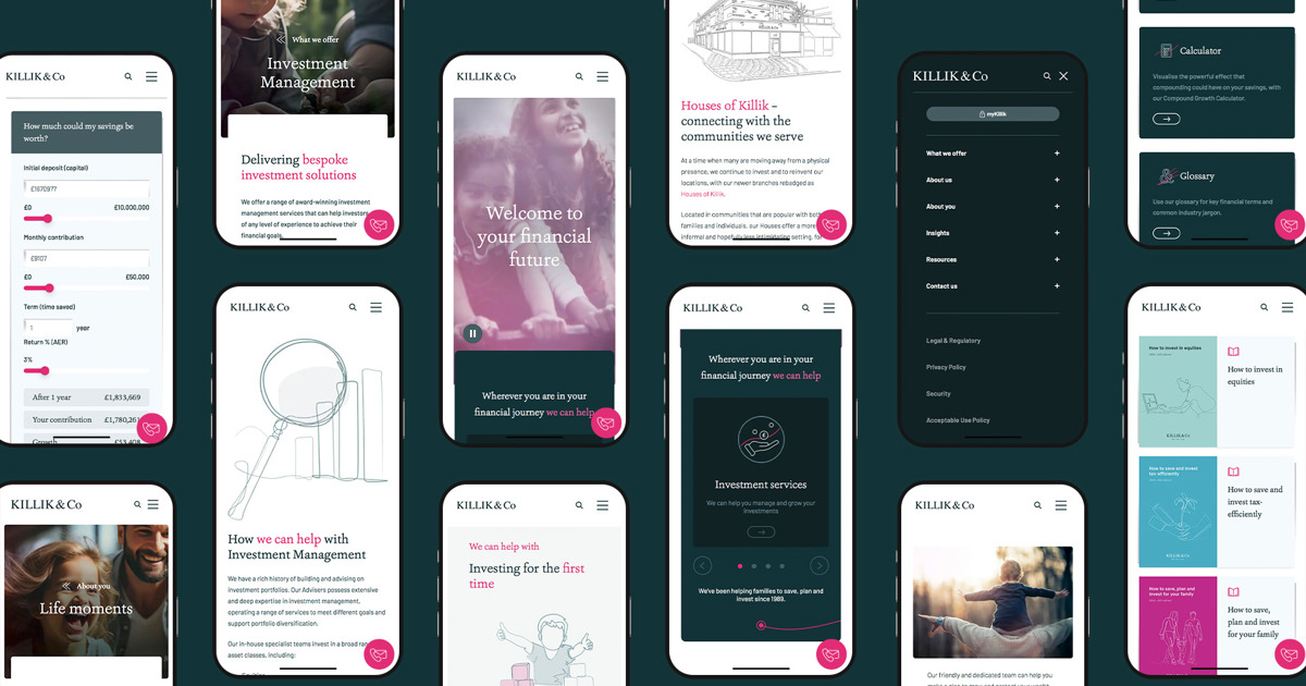 Killik - Design, Build and Support | Initials CX